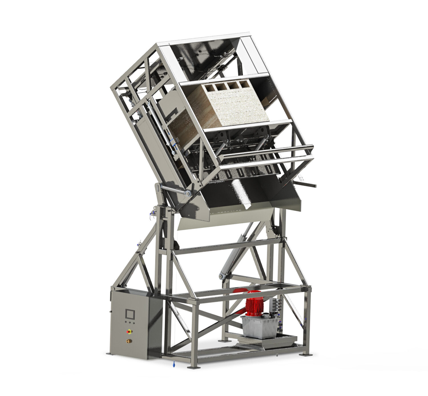 KKB-1800-H | Hydraulic box and bigbag tipper | Gillenkirch